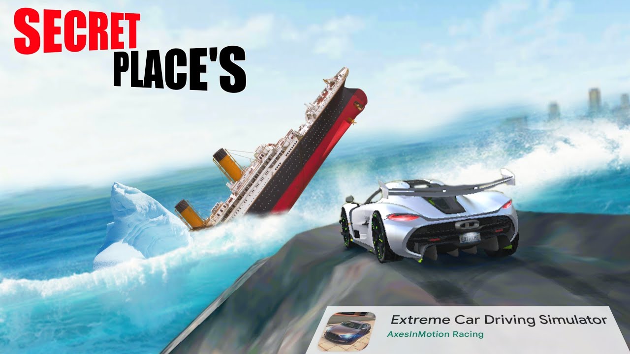 TOP 5 SECRET PLACES 🤯 || Extreme Car Driving Simulator - YouTube