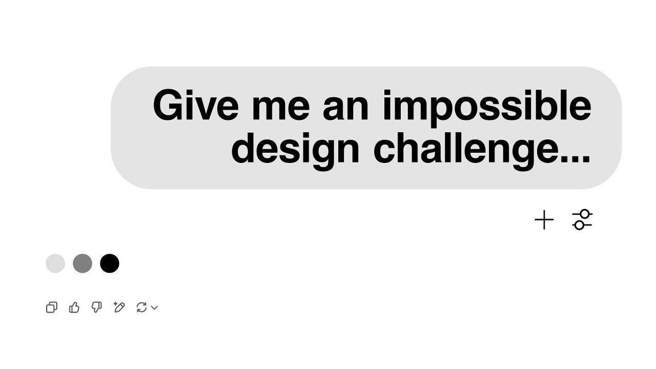 Graphic Designer Attempts an IMPOSSIBLE Design Challenge - YouTube