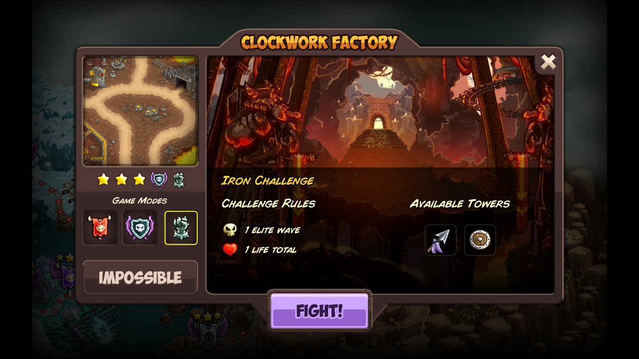 Kingdom Rush 4 Vengeance | Iron | Impossible | No-premium | Clockwork ...