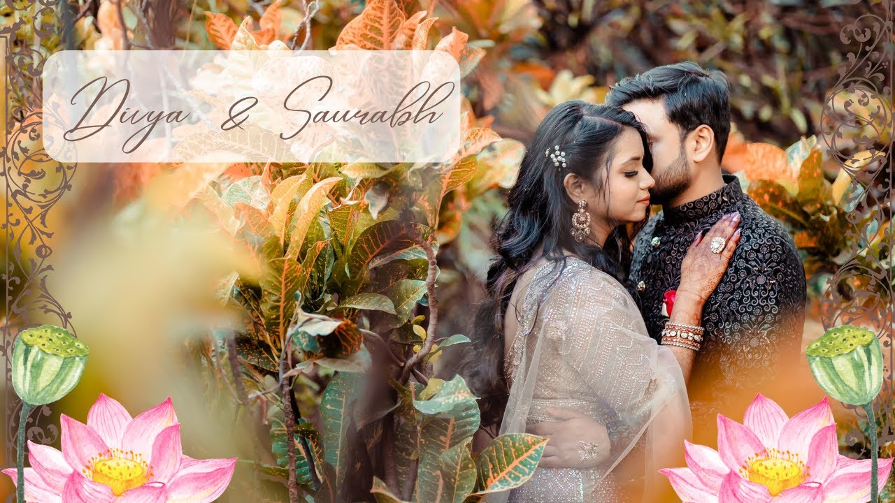 Divya & Saurabh , Engagement Highlight Video #8604999959 #Wedlinks.in # ...