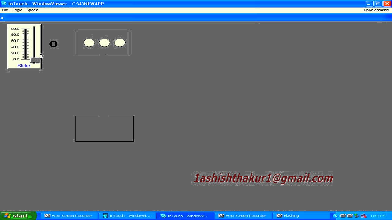 Scada Wonderware Intouch Tutorial Design 7 Youtube