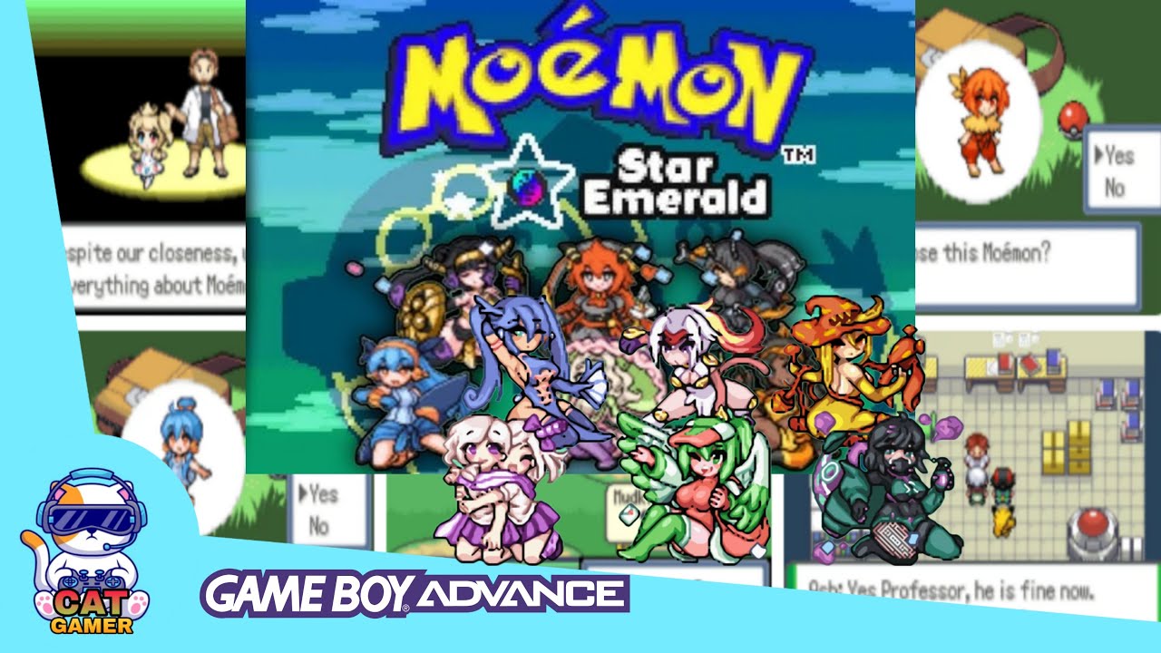 Pokemon Moemon Star Emerald GBA Hack Roms Over 800 Moemon from all ...