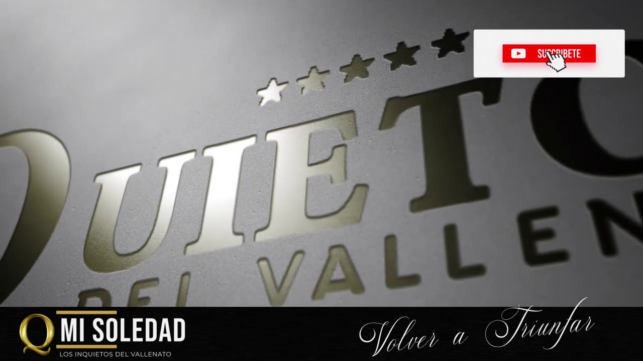 Los Inquietos Del Vallenato - Mi Soledad - YouTube