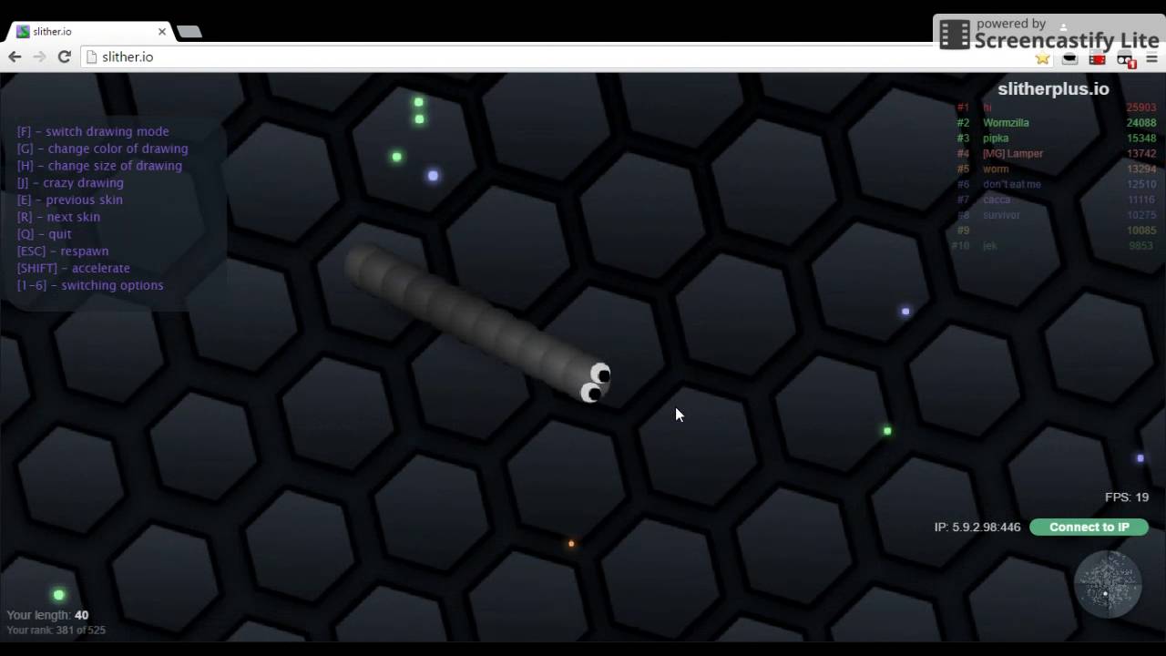 Slither.io POOP - YouTube