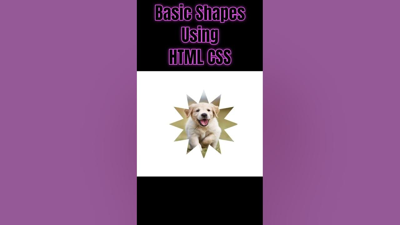 Learn Basic Shapes With Html And Css Easy Css Shapes Tutorial Css