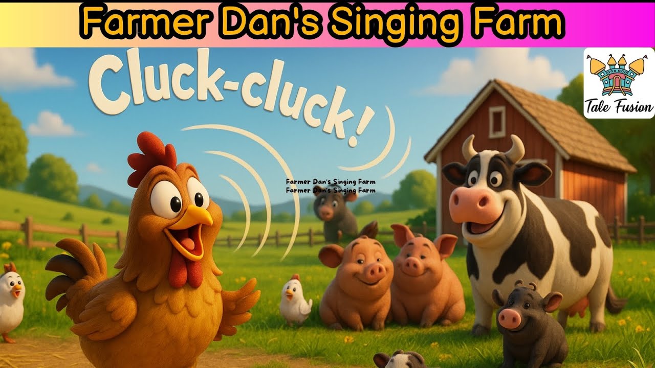 Farmer Dan's Singing Farm | Singing Farm Animal Poem for Toddlers ...