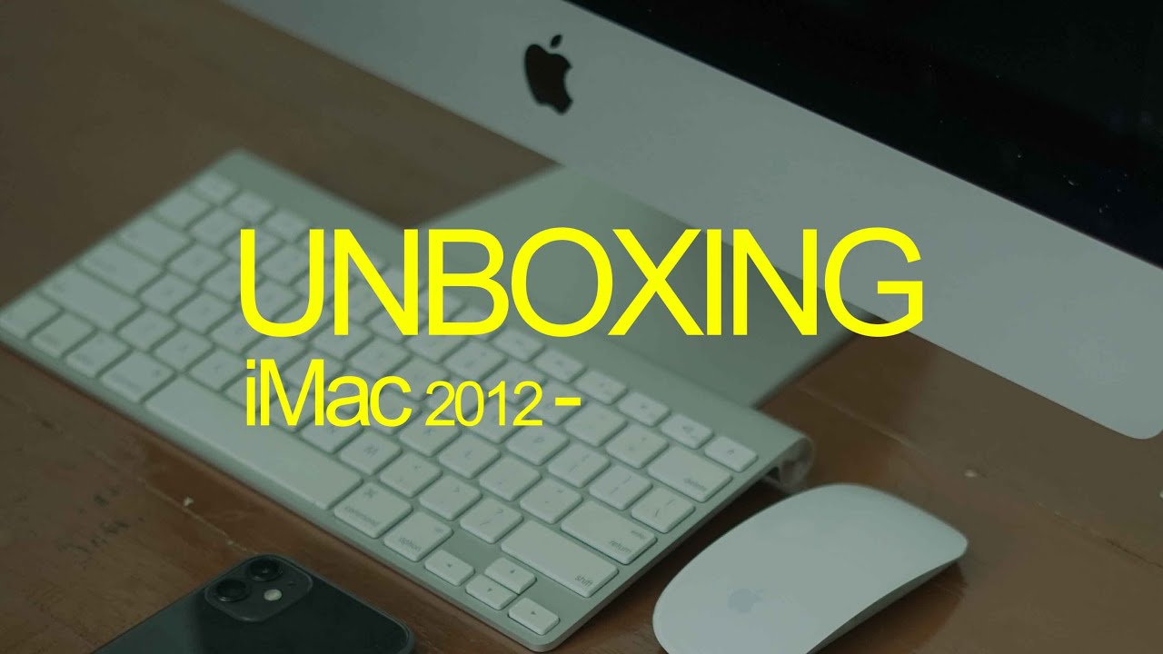 UNBOXING New iMac - YouTube
