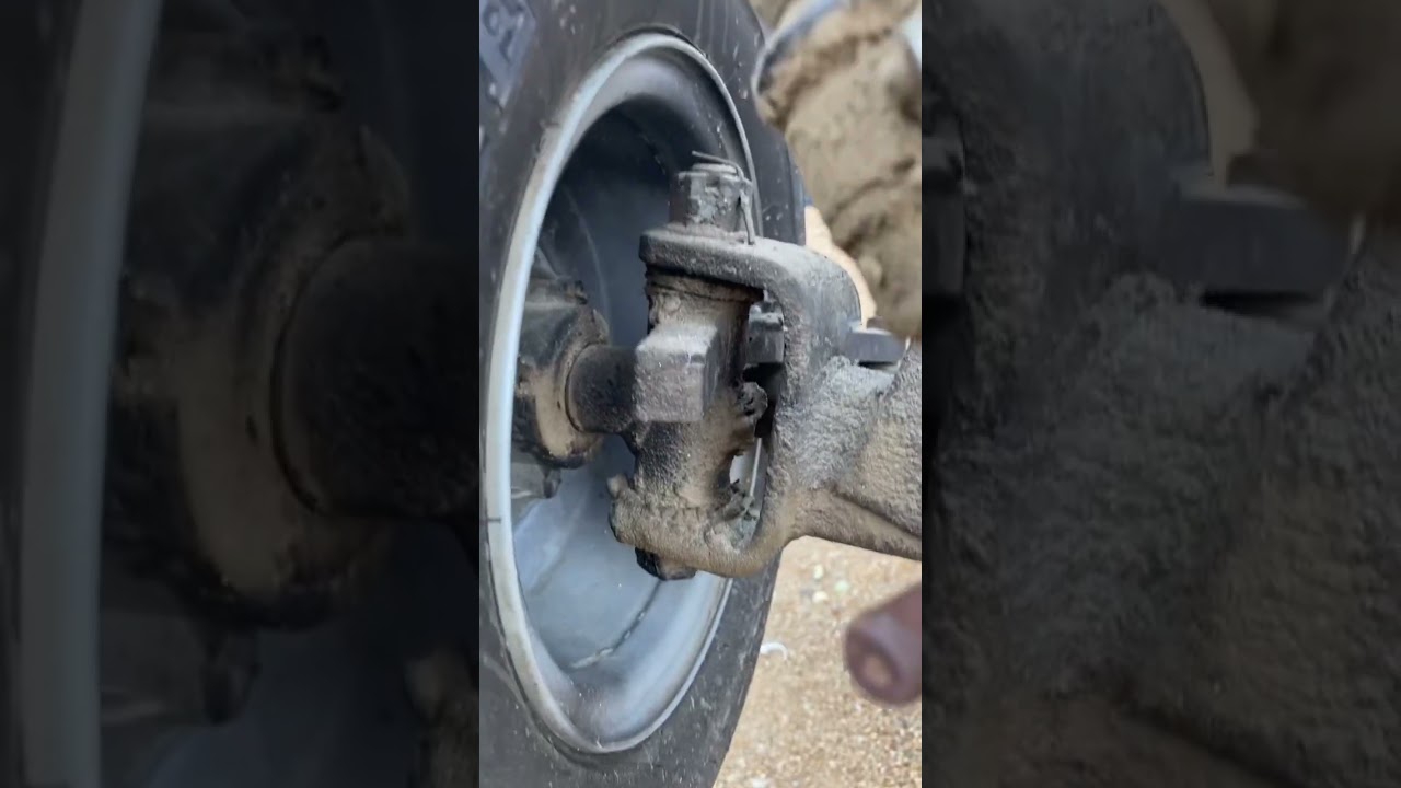 Golf cart prepping the frame for restoration power washing all the ...