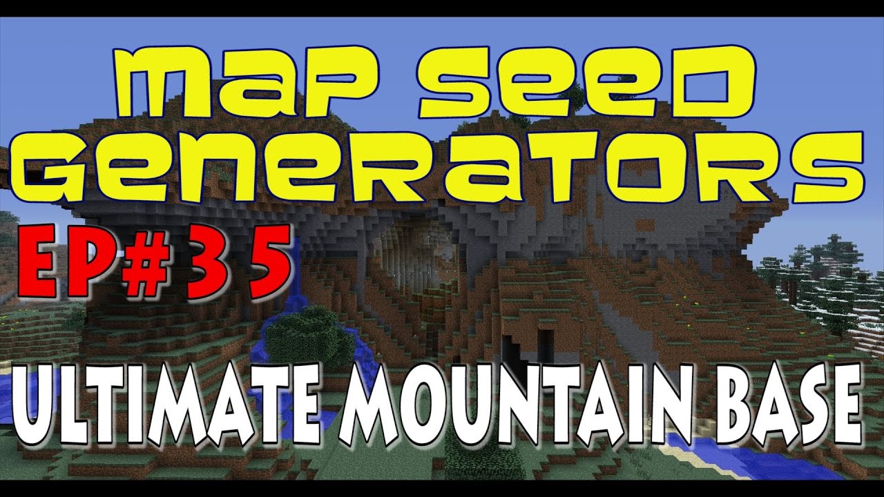 Map Seed Generator's (Ep 35) Ultimate Mountain Base - YouTube