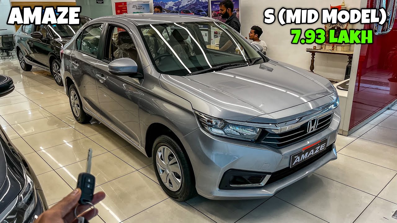 Honda Amaze S 2024 ️ | Honda Amaze Mid Model 2024 | Real Life Detailed ...