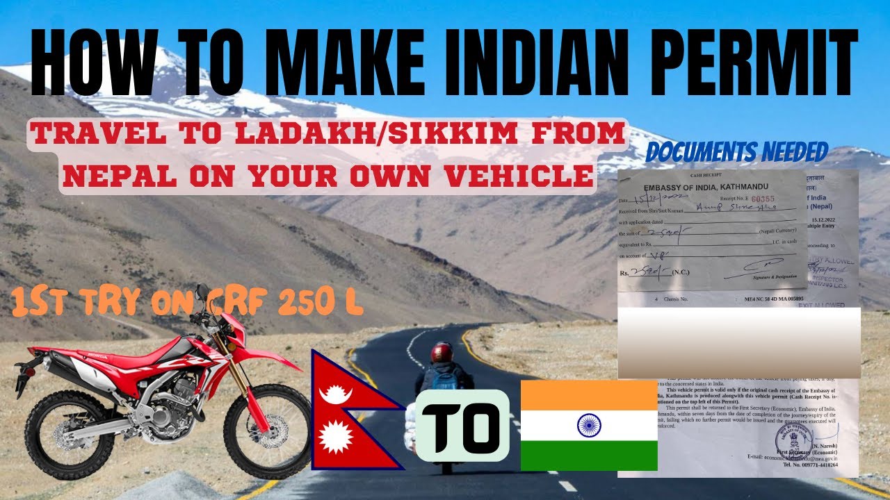 HOW TO MAKE YOUR INDIAN PERMIT TO TRAVEL IN INDIA - YouTube