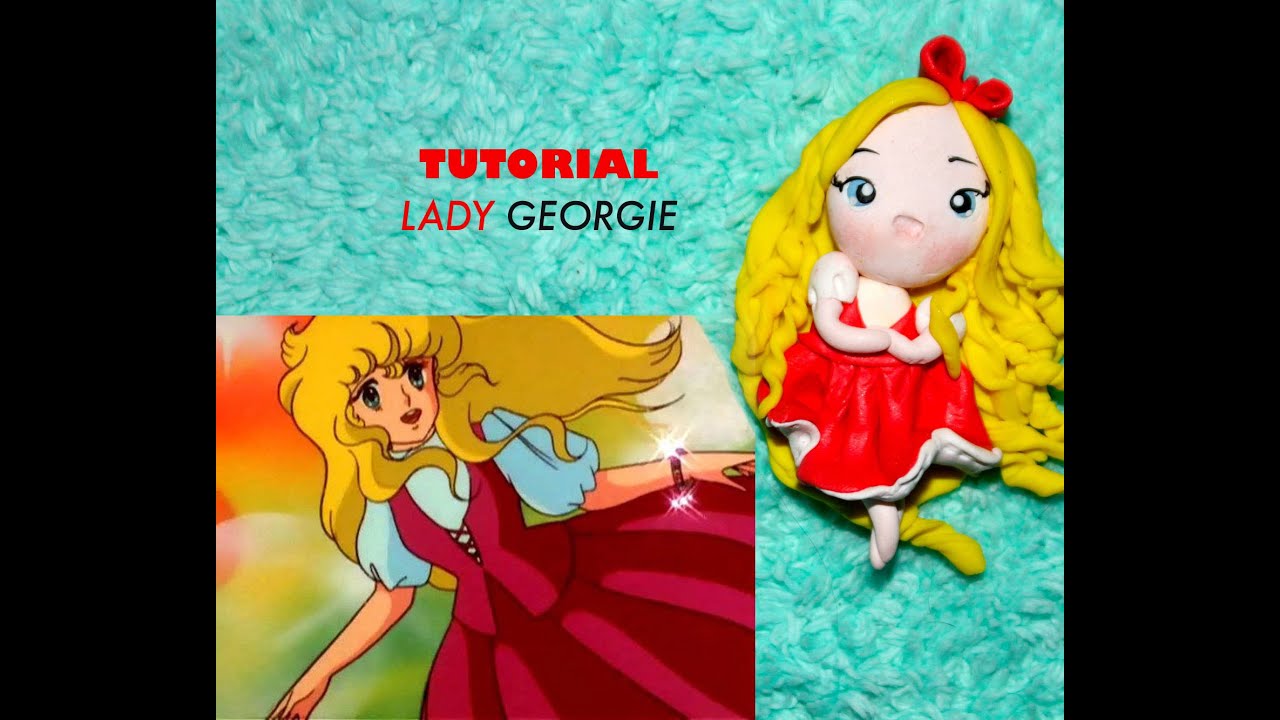 DIY: TUTORIAL Lady Georgie polymer clay #3 - YouTube