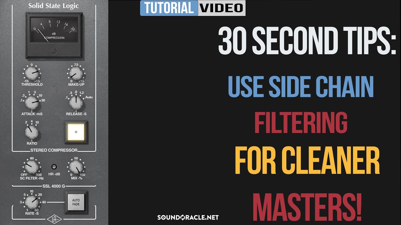 Use Side Chain Filtering For Cleaner Masters! | SoundOracle.net - YouTube