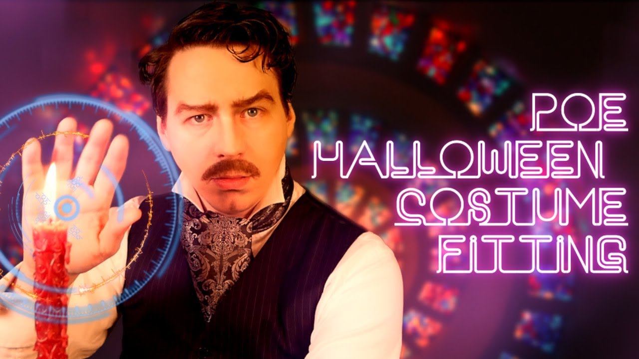 Poe Altered Carbon Halloween Costume Fitting 🎃 ASMR Cyberpunk Roleplay ...