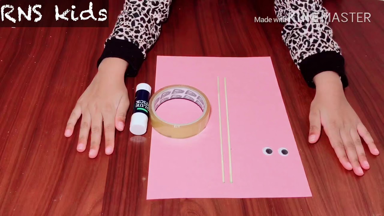 How to make a paper earthworm || easy paper crafts for kids ️🌈 - YouTube