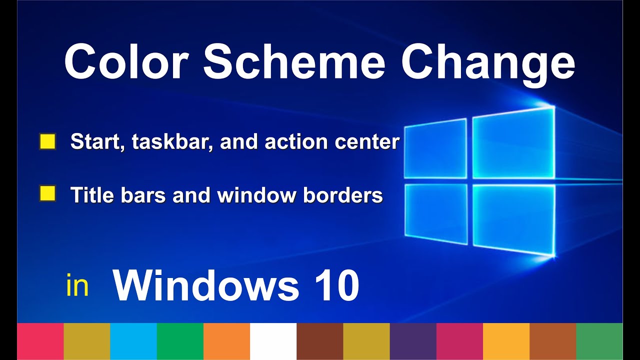 How To Change Color Start Taskbar Action Center And Title Bar In how-to-change-color-start-taskbar-action-center-and-title-bar-in