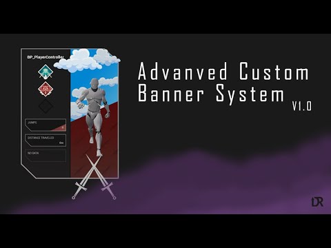 UE5 / UE4 Advanced Custom Banner System - Preview Video - YouTube