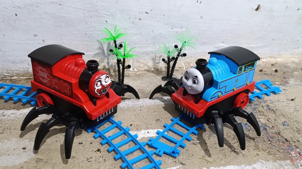 merakit kereta thomas laba laba,thomas spider merah,dan thomas leher ...