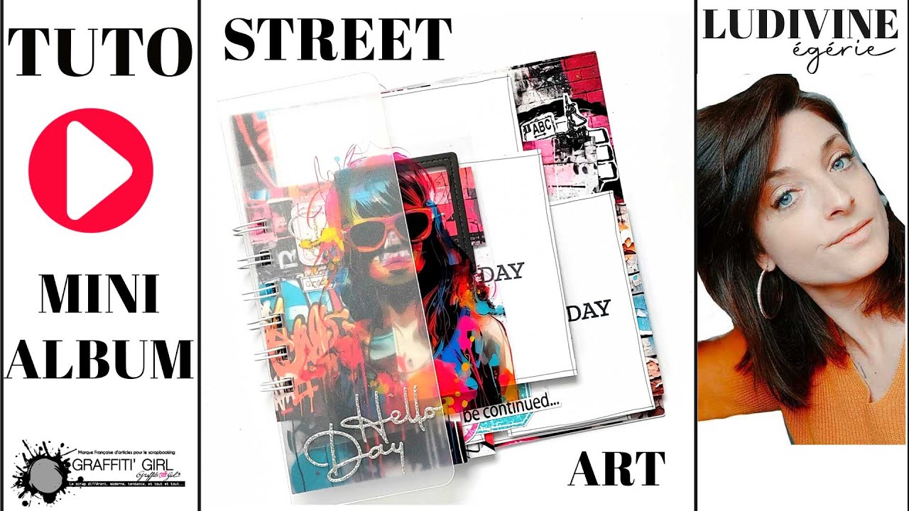 PARTIE 1 - TUTO pour réaliser un MINI-ALBUM : Structure avec Ludivine ...