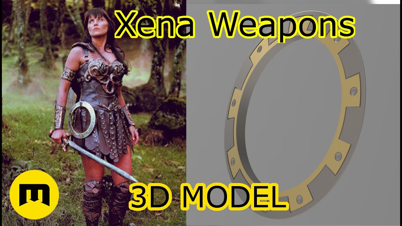 Xena weapons(3D model ready for 3D printing) - YouTube