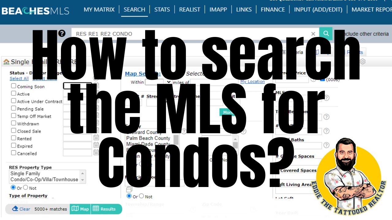 How to Search for Condos on the MLS? (2022) #Realtortraining - YouTube
