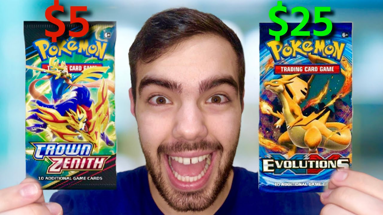 $5 Vs $25 Pokemon Packs! (Best Pack Opening of My LIFE…) - YouTube