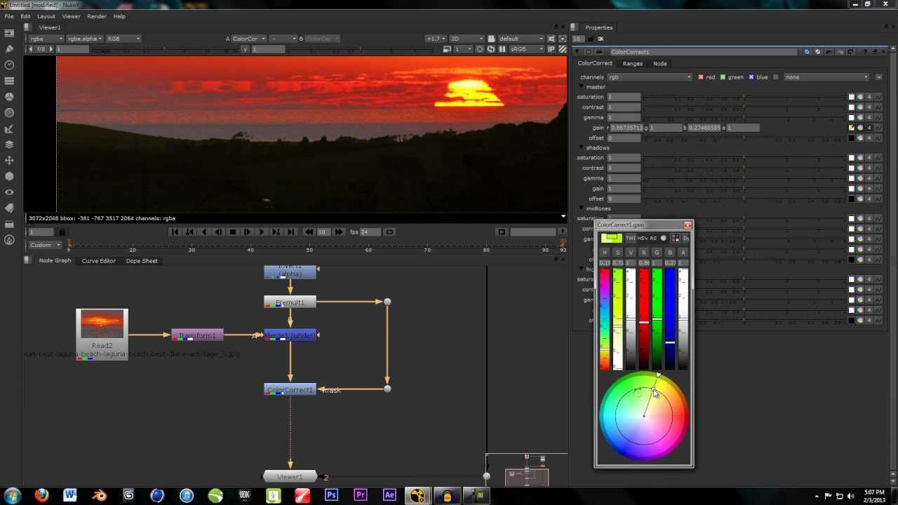 Nuke Sky Replacement and Track Mattes - YouTube