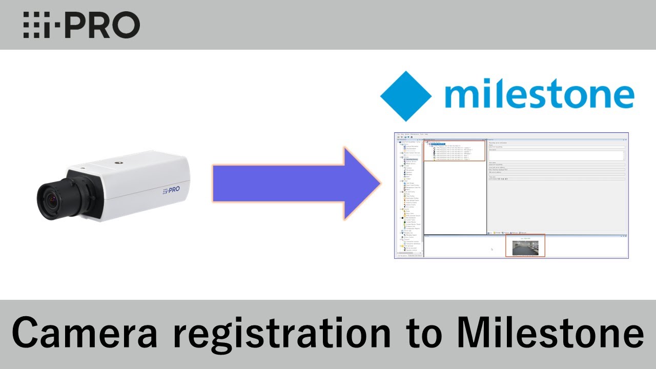 Camera registration to Milestone - YouTube