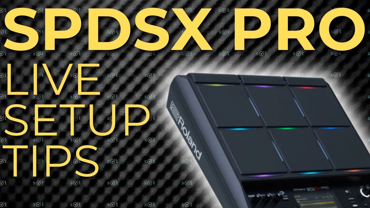 How to set up Backing Tracks in the SPDSX Pro - YouTube