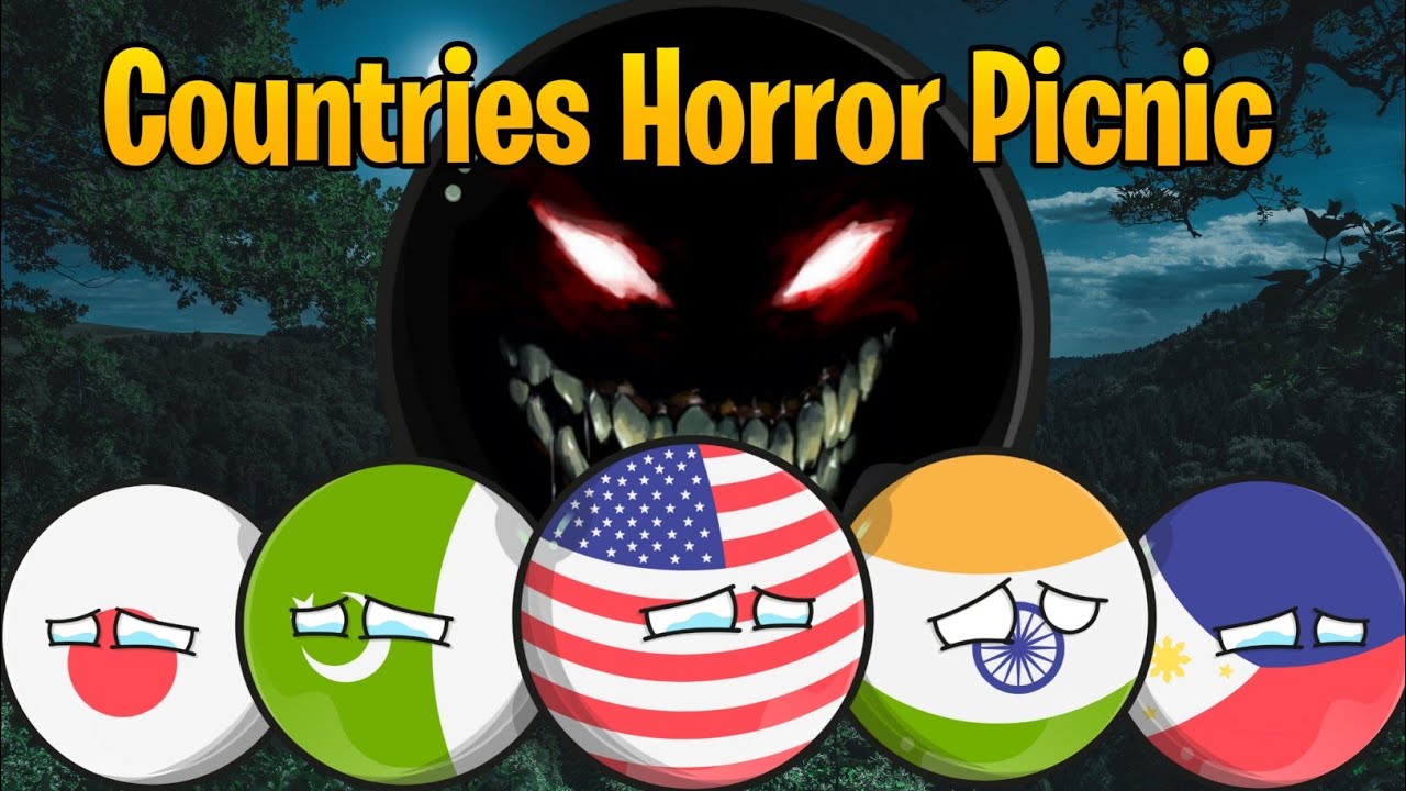 Countries Horror Picnic 😱[Horror and interesting]😱😱#countryballs # ...