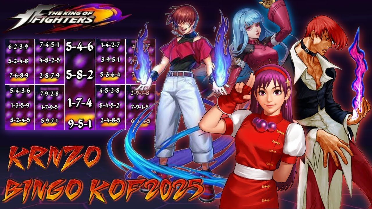 New Complete KOF Bingo Patterns 2025!! Kenzo Gaming - YouTube