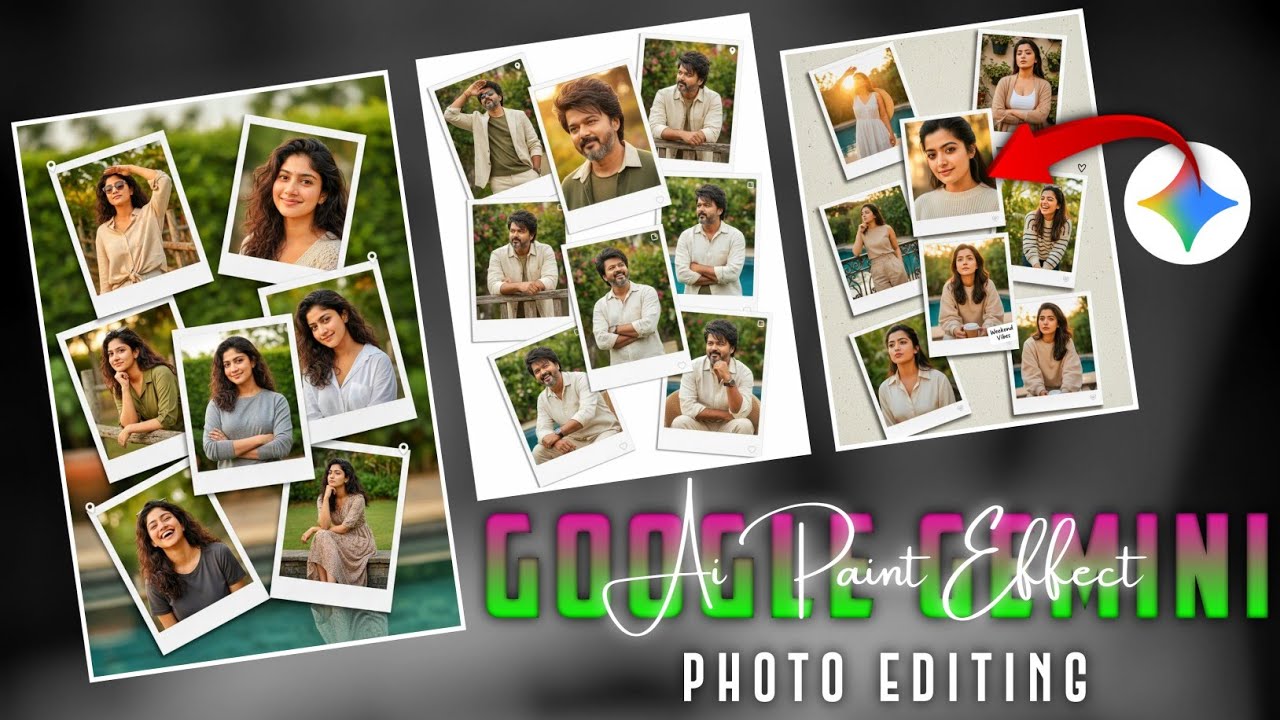 Instagram Trending Multiple Photo Frame Editing Tamil Google Gemini 😍 ️ ...