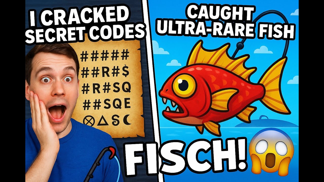 "I Cracked Secret Codes and Caught Ultra-Rare Fish in FISCH! 😱🎣" - YouTube