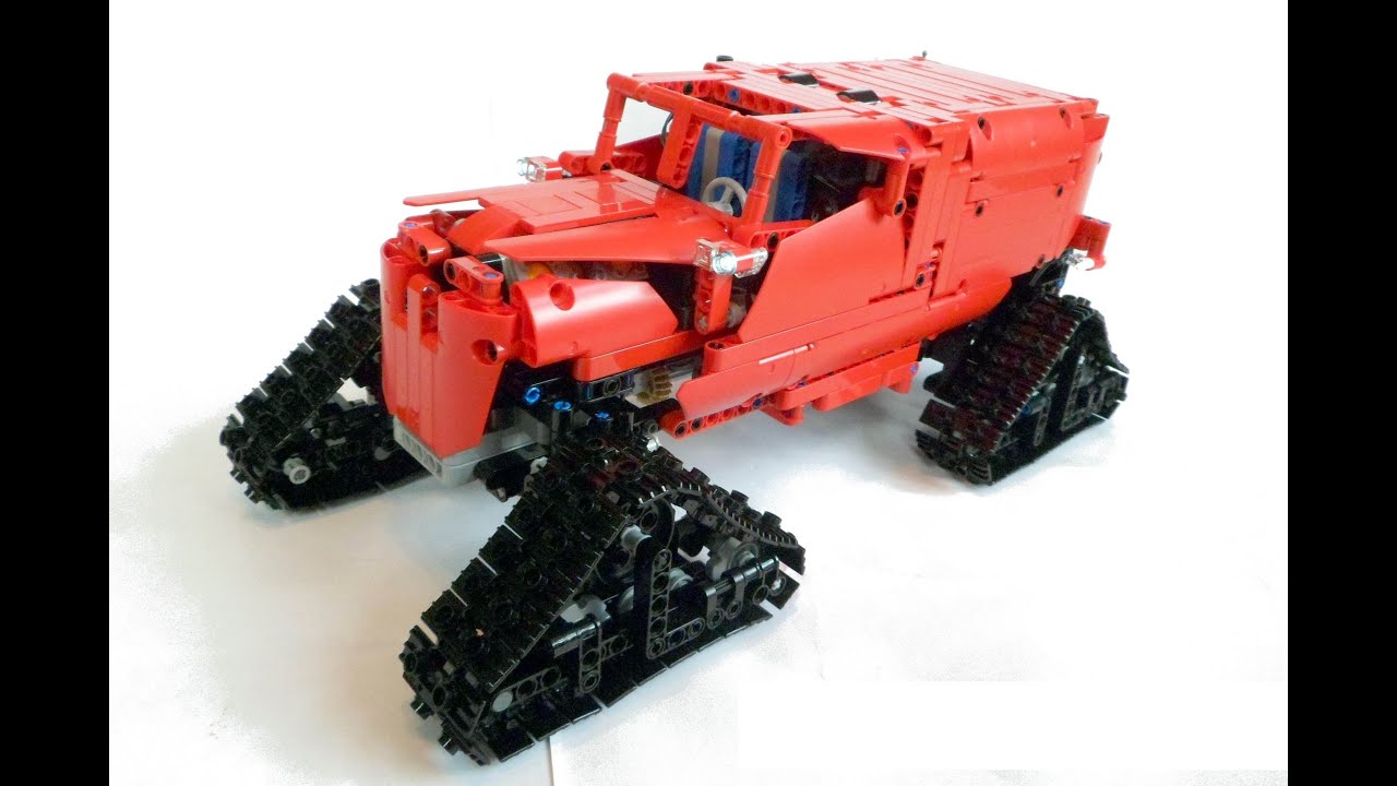 Lego Technic IR RC Tucker Sno-Cat - YouTube