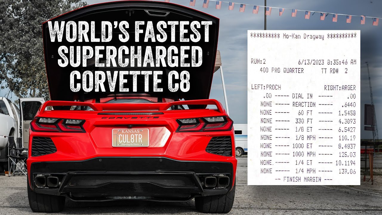 World’s FASTEST Supercharged Corvette C8 - YouTube