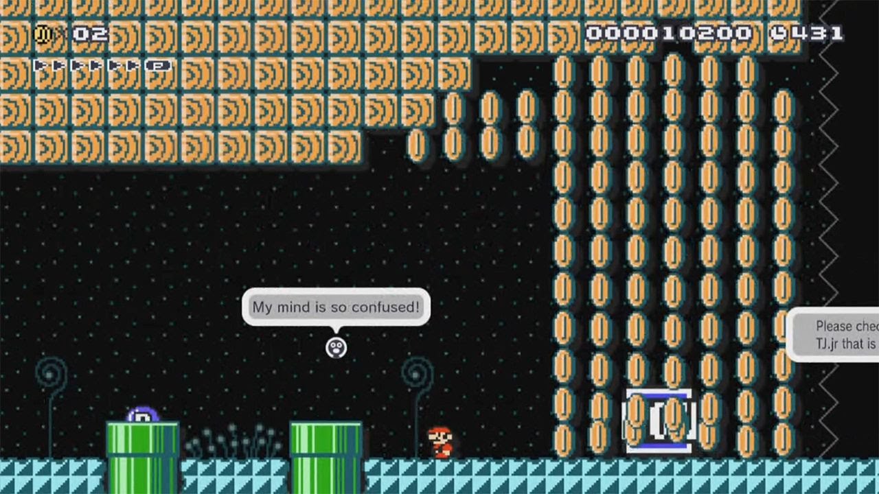 Money Block Glitch - Super Mario Maker - P switch - YouTube