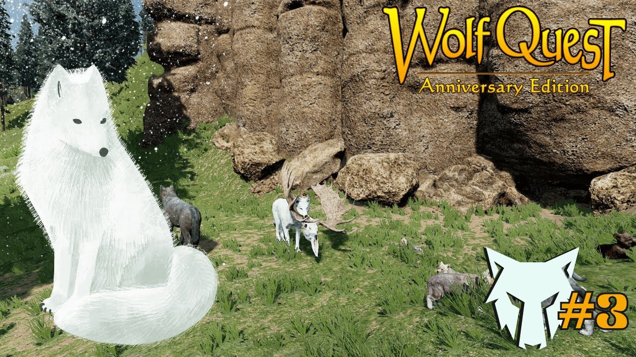 Wolfquest - Puppies and MORE Puppies - Blanche #3 - YouTube