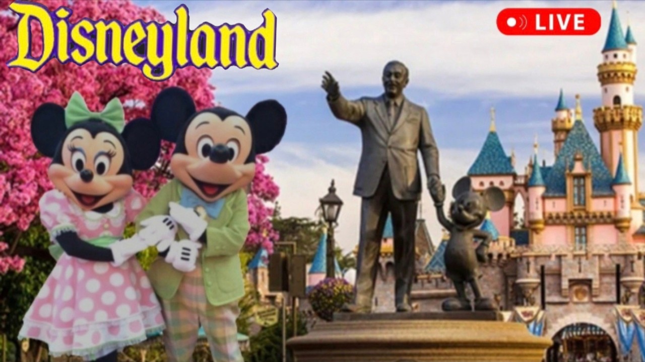 Disneyland Spring Break Fun Day Rides Shows #livestream Merch Monday ...