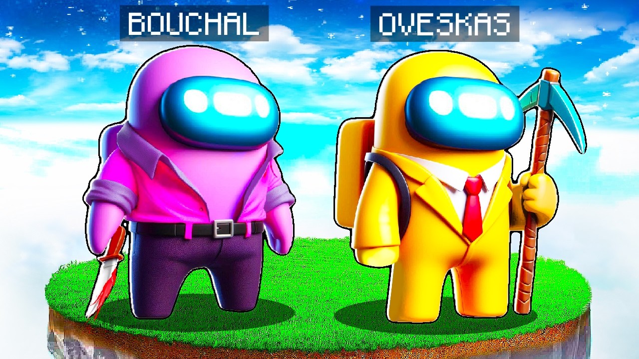 Minecraft, ale 1 BLOCK AMONG US… (sus) - YouTube