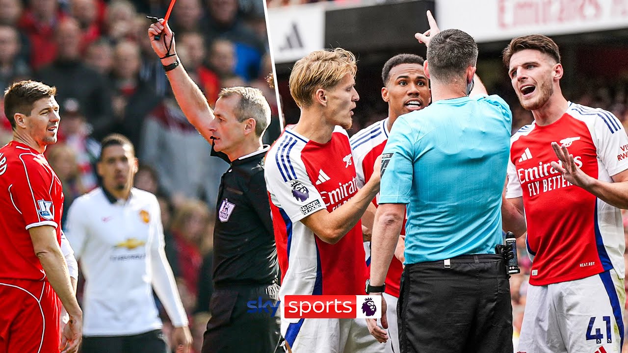 The SILLIEST Premier League red cards ever 🟥 | Steven Gerrard, Declan ...