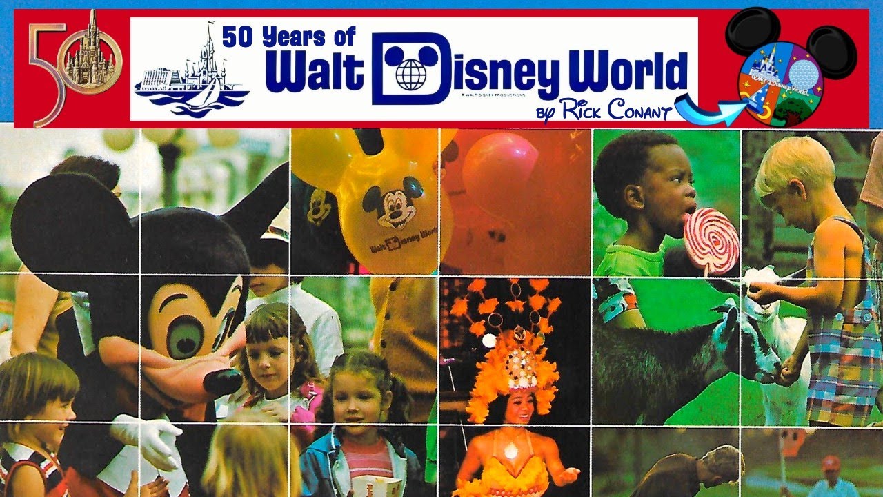 50 Years of WDW: Walt Disney World SOUVENIR PICTORIAL 1978 - YouTube