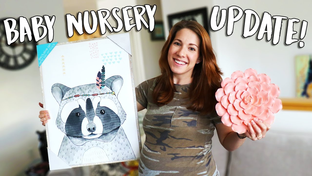Baby Nursery Room Update! - YouTube
