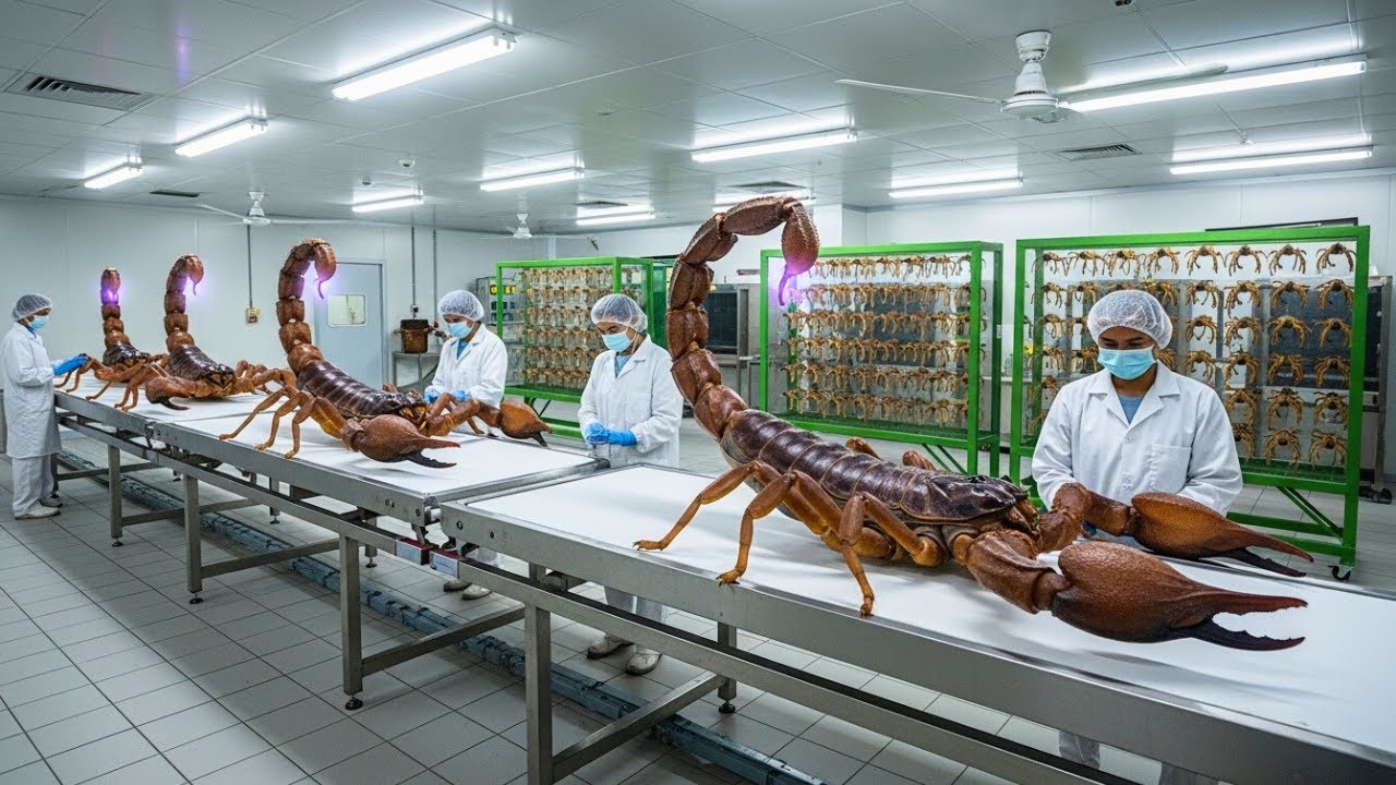 Inside the Scorpion Venom Factory: From Live Scorpions to Life-Saving ...