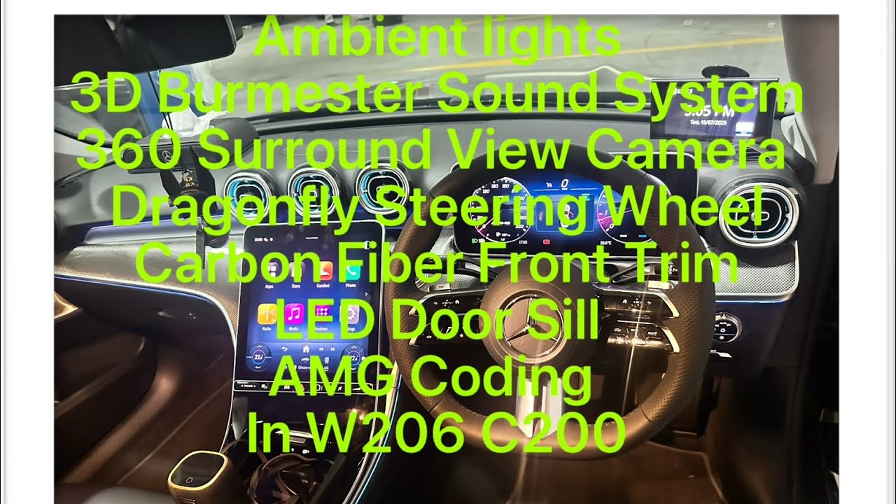 Ambient lights & 3D Burmester & 360 Camera & Dragonfly Steering Wheel ...