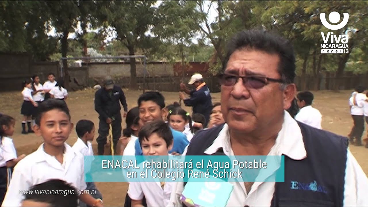 ENACAL rehabilitará el Agua Potable en el Colegio René Schick - YouTube