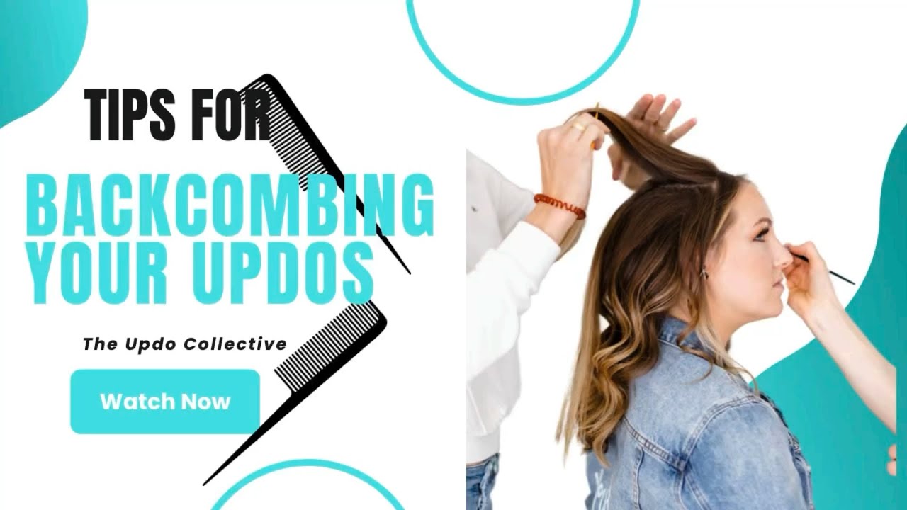 Tips for Backcombing your Updos - YouTube