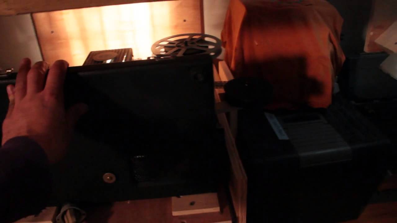 DIY optical printer rhotoscope - YouTube