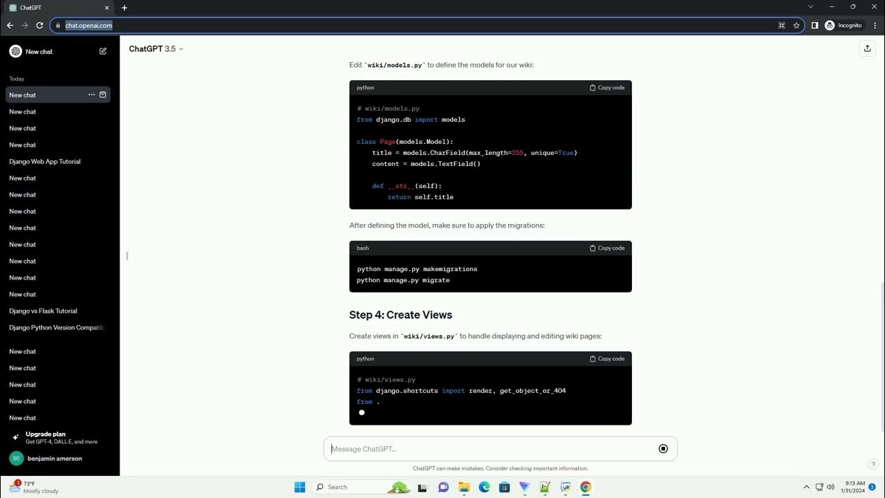 django python wiki - YouTube