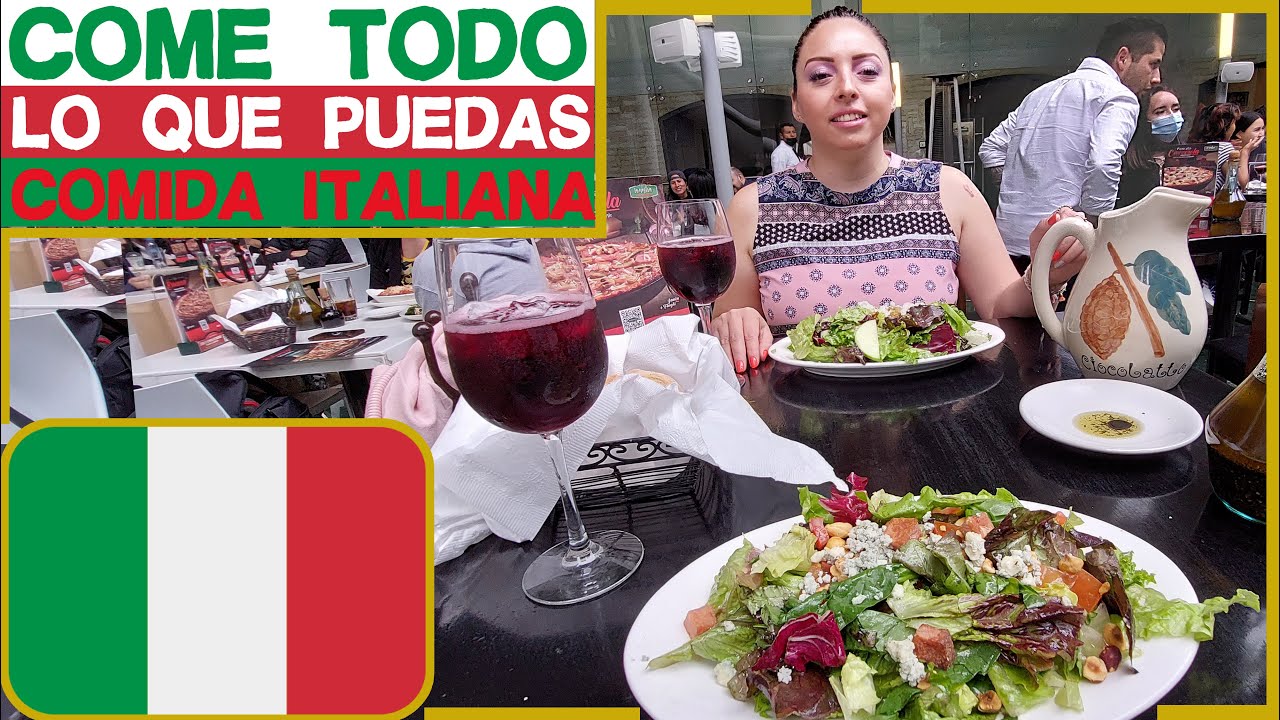 COME TODO LO QUE PUEDAS - Comida italiana ENSALADAS PASTAS PIZZA - YouTube