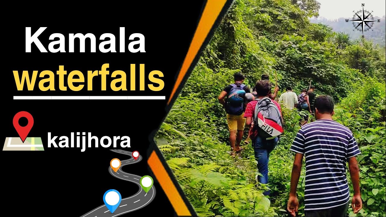 kalijhora waterfall || kamala waterfall 😍 oobaba #bengali - YouTube